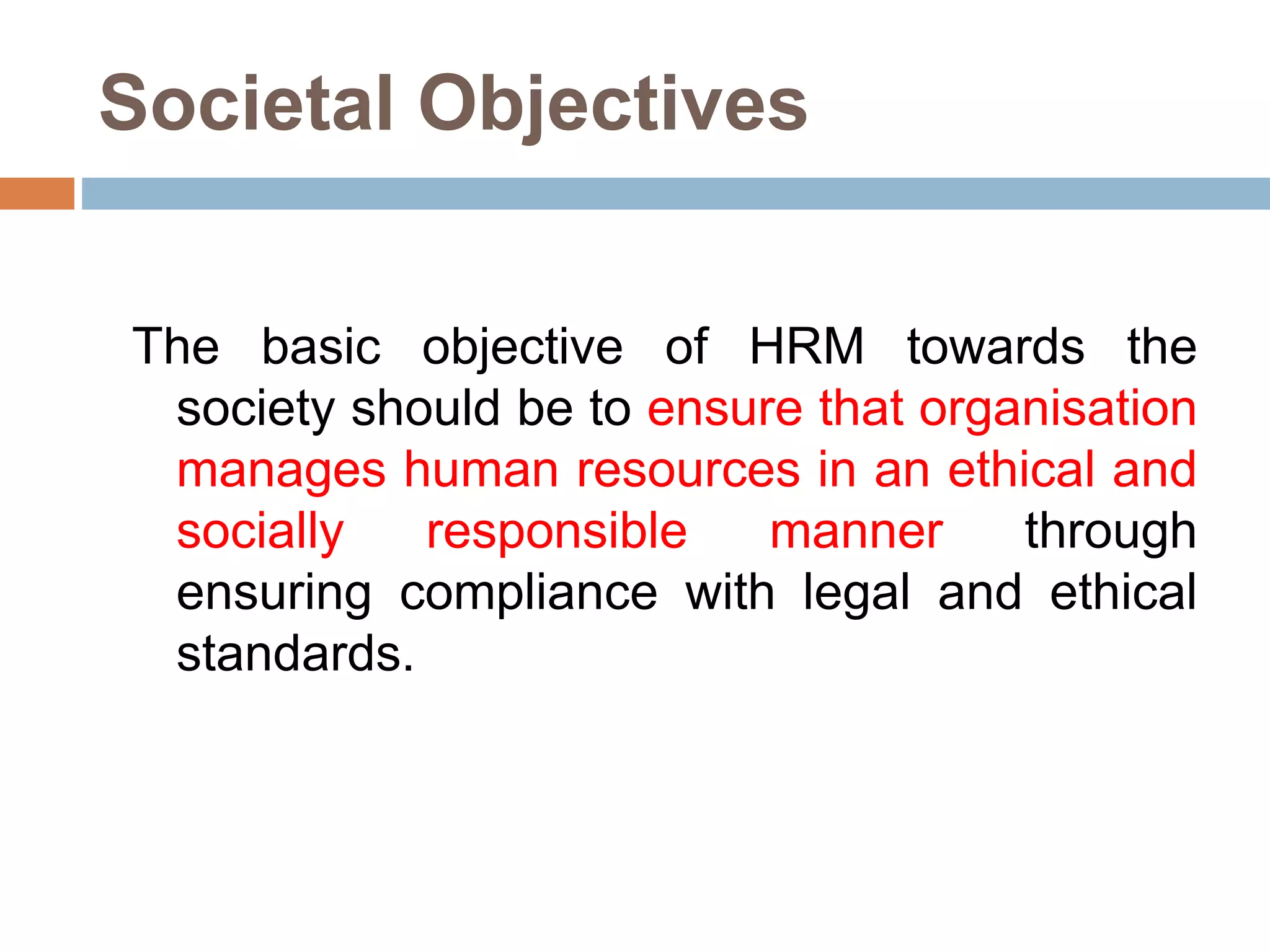 Objectives, scope and functions of hrm | PPTX