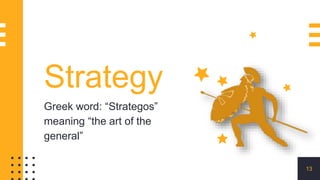 Objectives, strategies, and action | PPTX