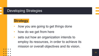 Objectives, strategies, and action | PPTX