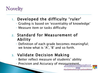 Objective Standard Setting_An application of Many Facet Rasch Model | PPT