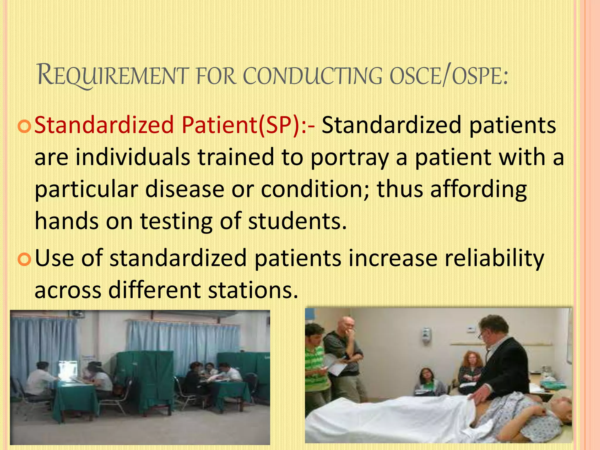 Objective Structured Practical/Clinical Examination | PPTX
