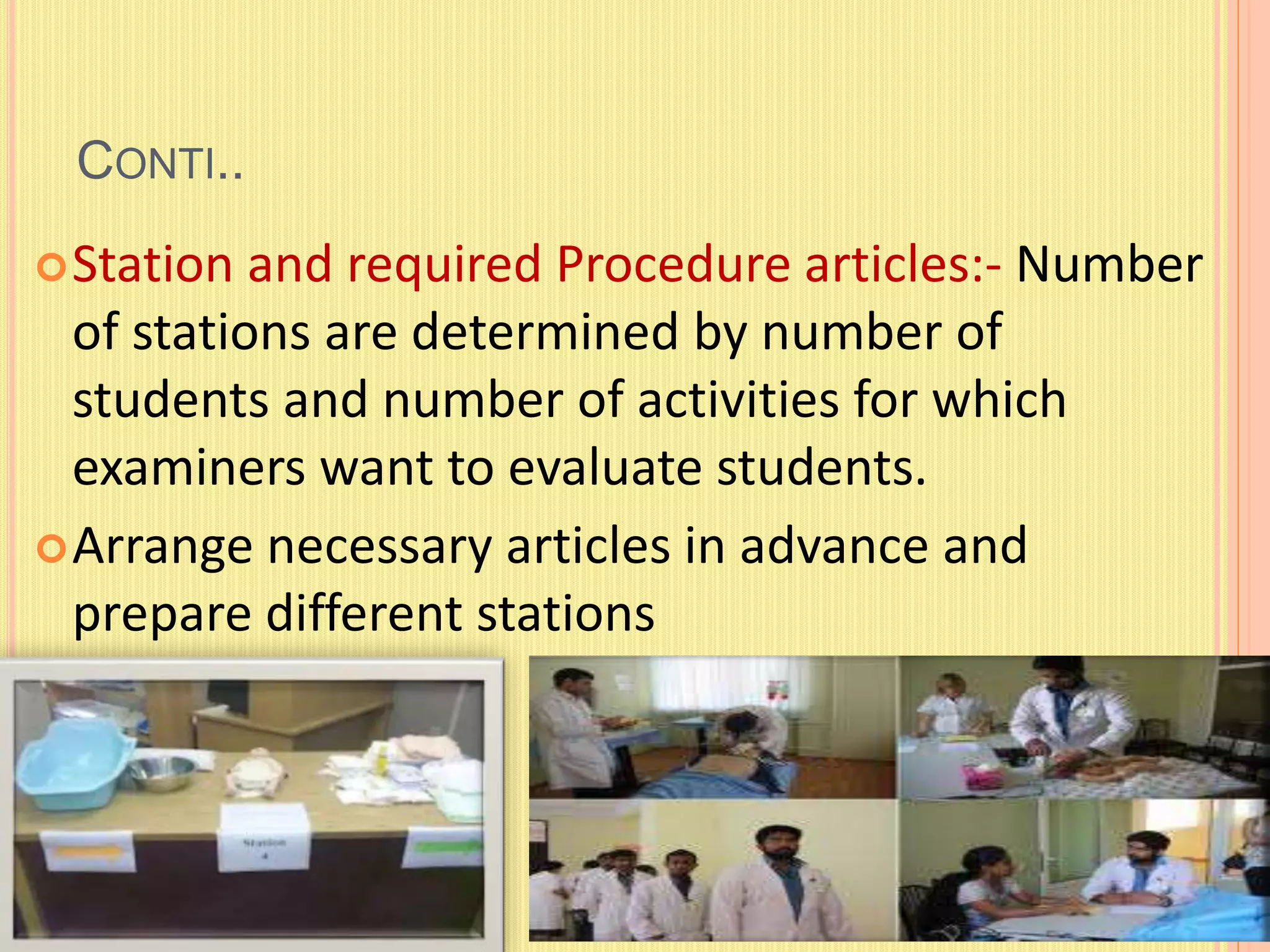 Objective Structured Practical Clinical Examination Pptx
