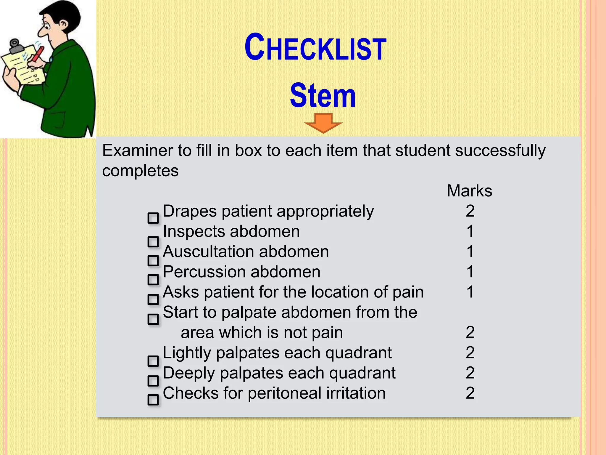 Objective Structured Practical Clinical Examination Pptx