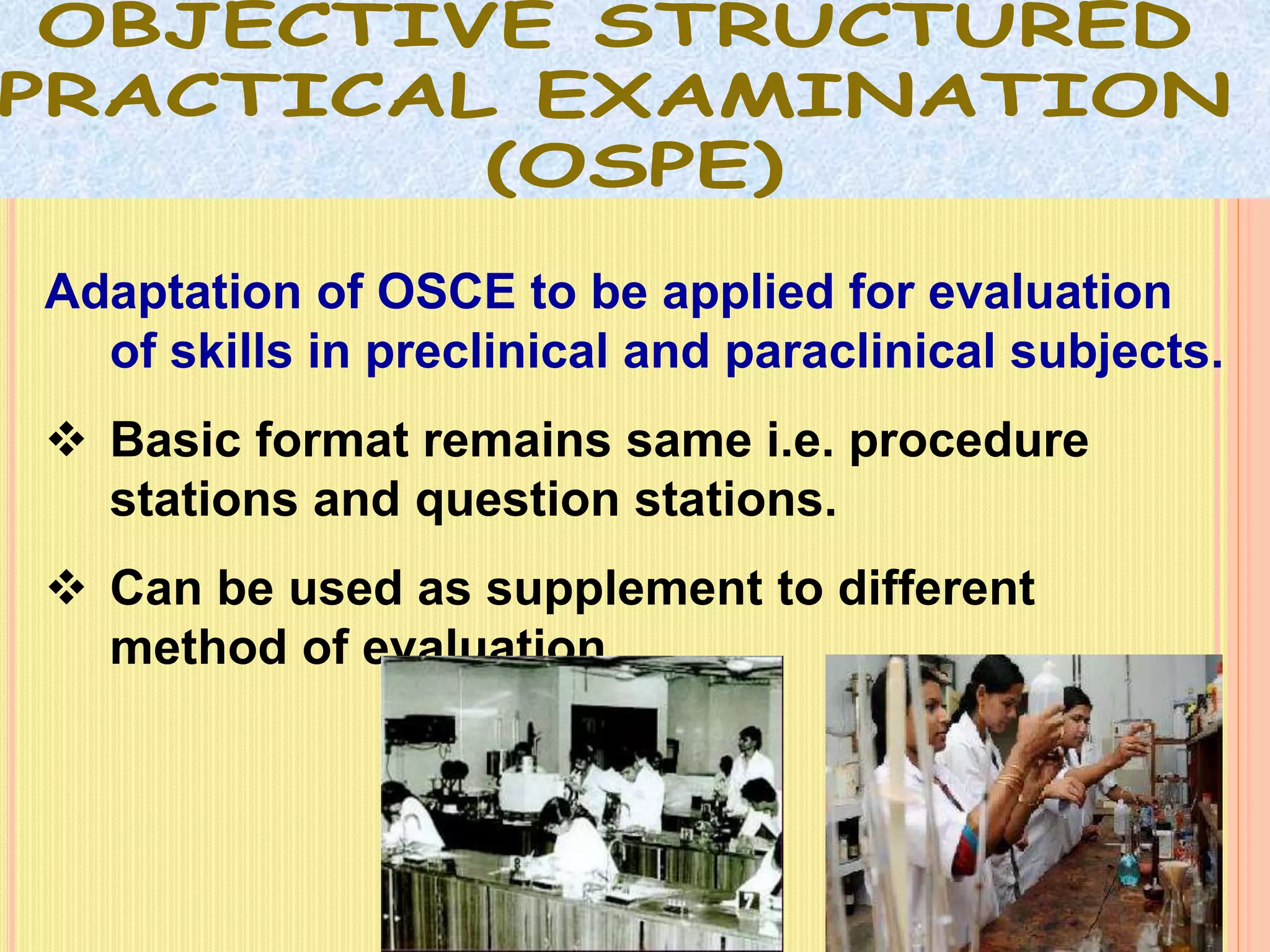 Objective Structured Practical Clinical Examination Pptx