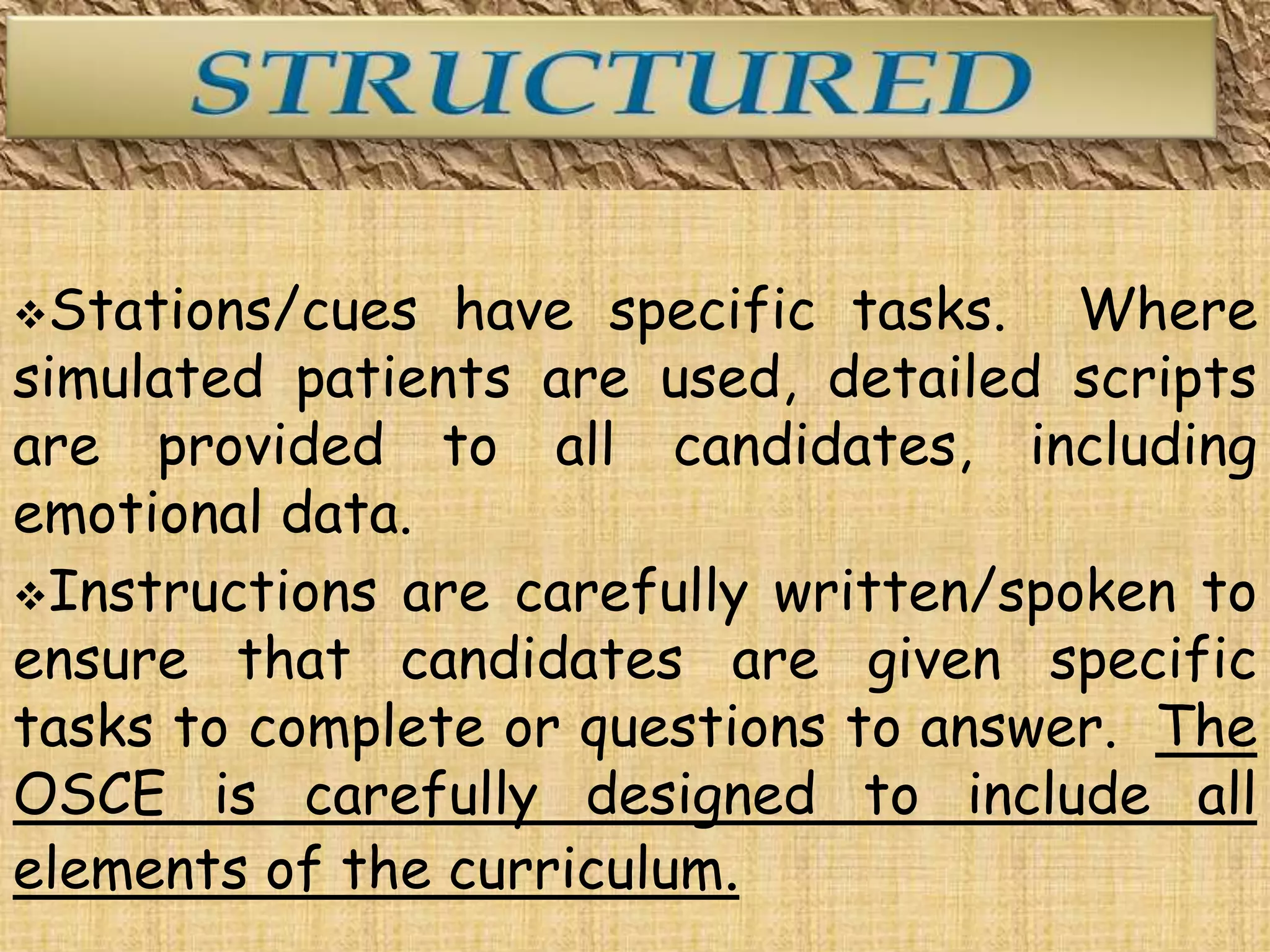 Objective Structured Practical Clinical Examination Pptx