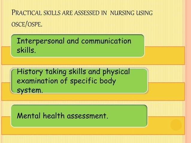 Objective Structured Practical/Clinical Examination | PPTX ...