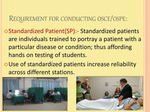Objective Structured Practical/Clinical Examination | PPTX ...
