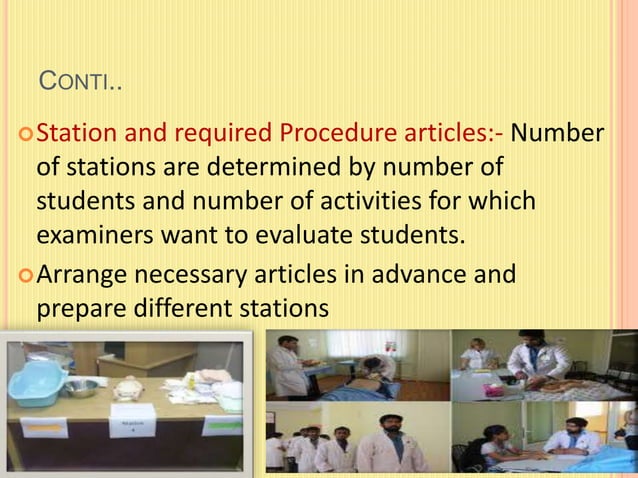 Objective Structured Practical/Clinical Examination | PPTX ...