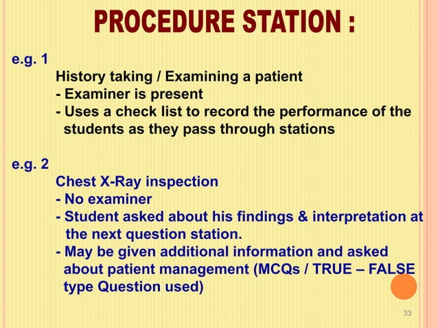 Objective Structured Practical/Clinical Examination | PPTX ...