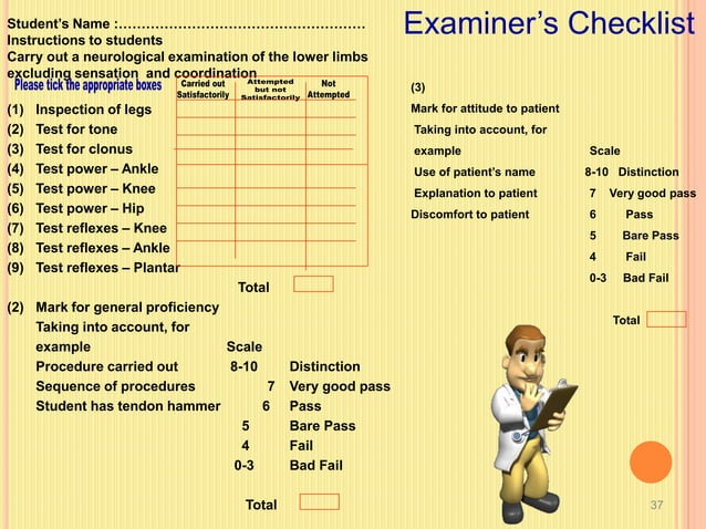 Objective Structured Practical Clinical Examination Pptx