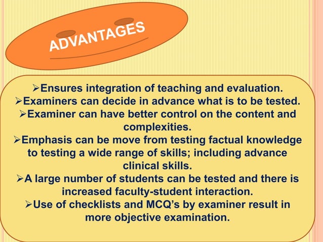 Objective Structured Practical/Clinical Examination | PPTX ...