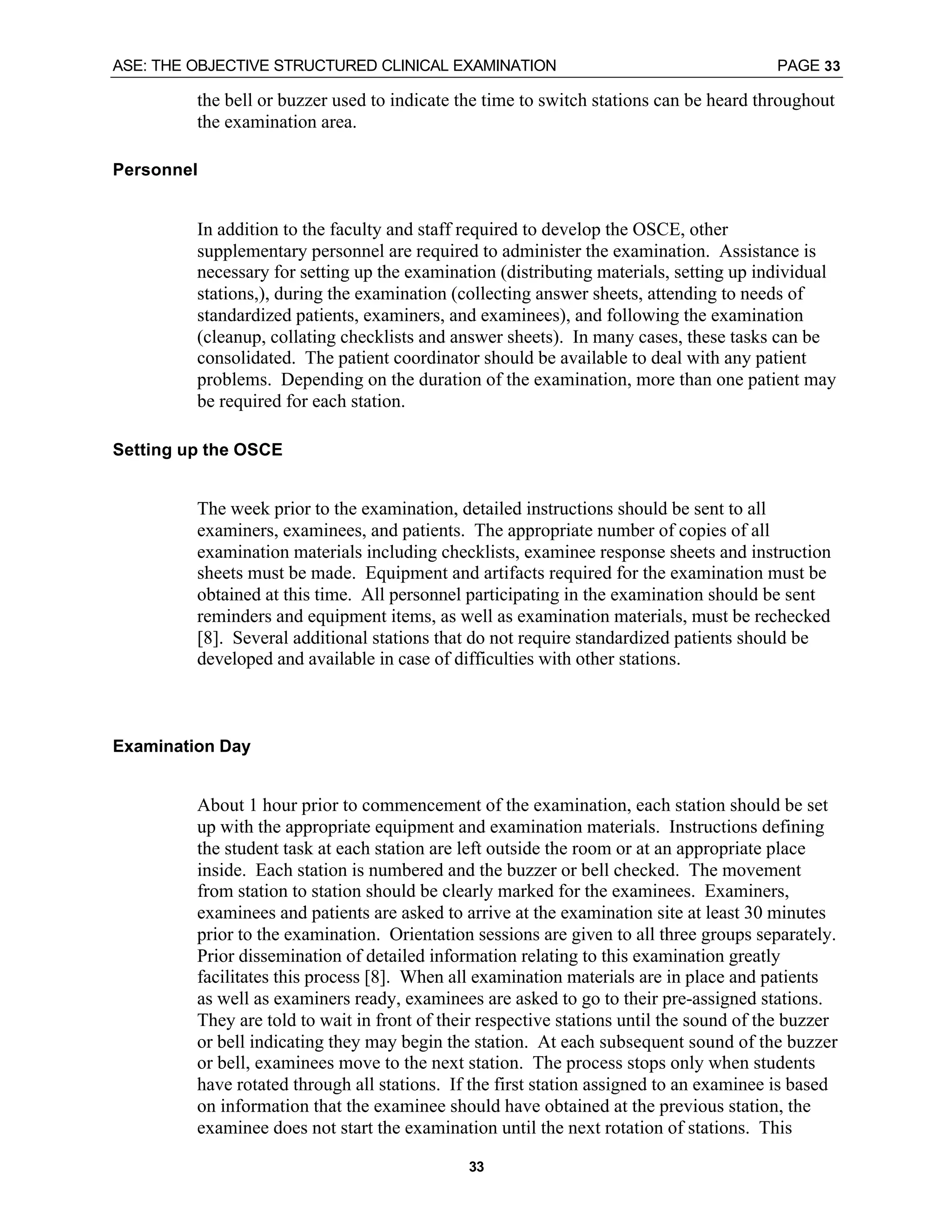 Objective structuredclinicalexam | PDF