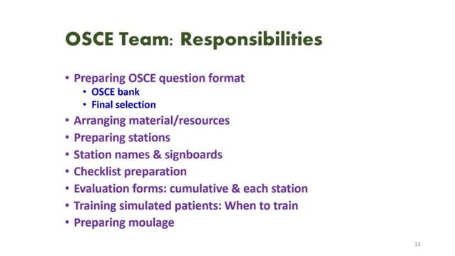 Objective Structured Clinical Examination (OSCE) | PPTX | Medical Tests ...