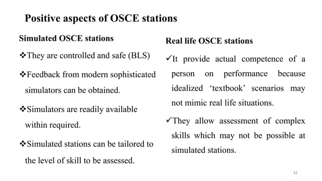Objective Structured Clinical Examination (OSCE) | PPTX | Medical Tests ...