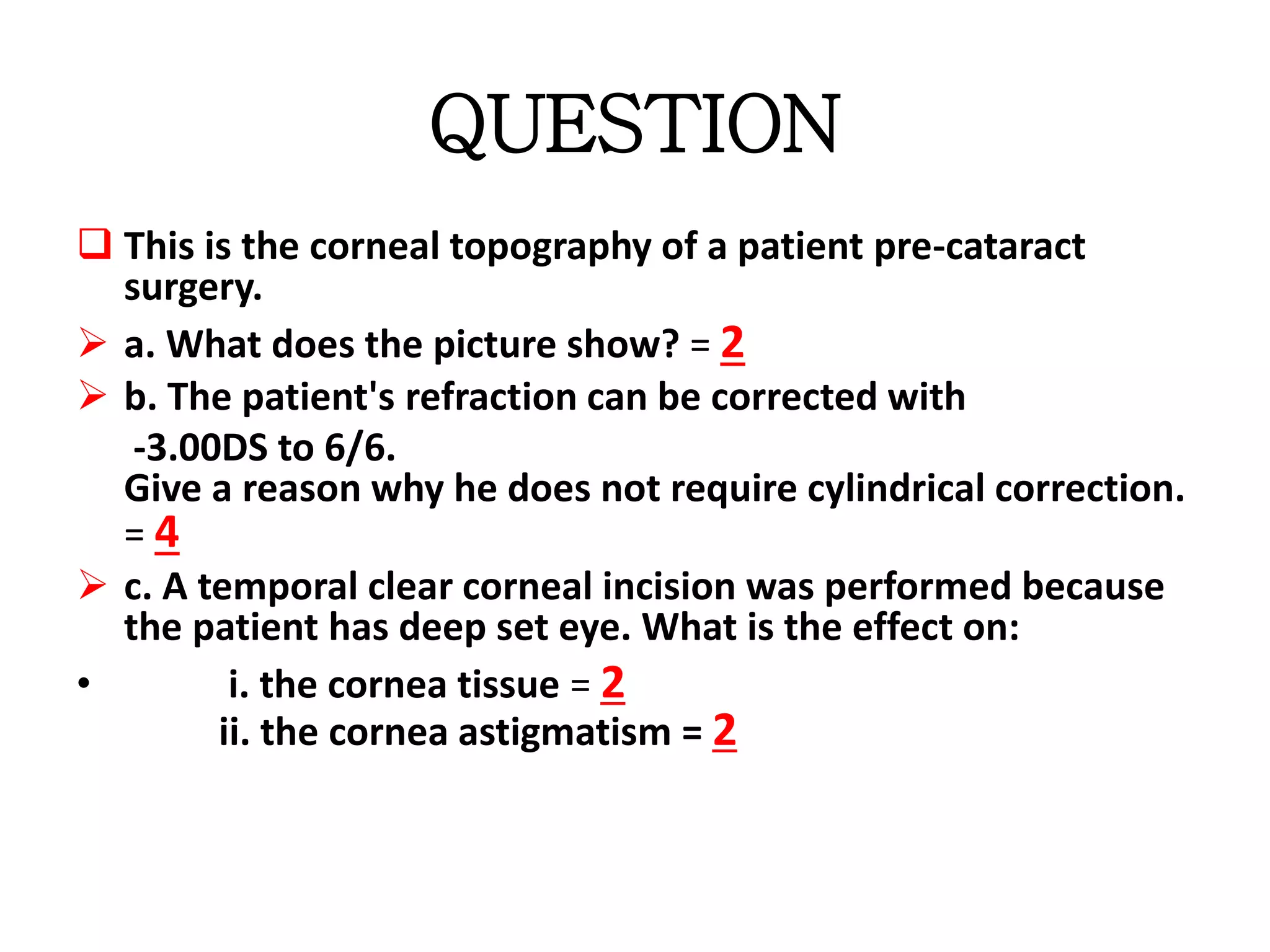 Objective structured practical question (ospe) for FCPS MS amd DO ...