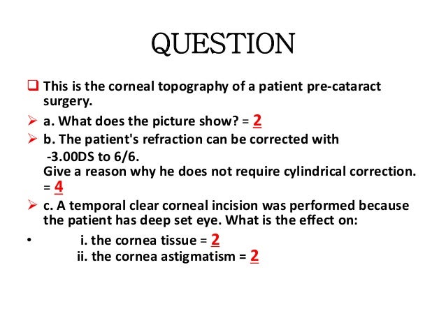 Objective structured practical question (ospe) for FCPS MS amd DO exa…