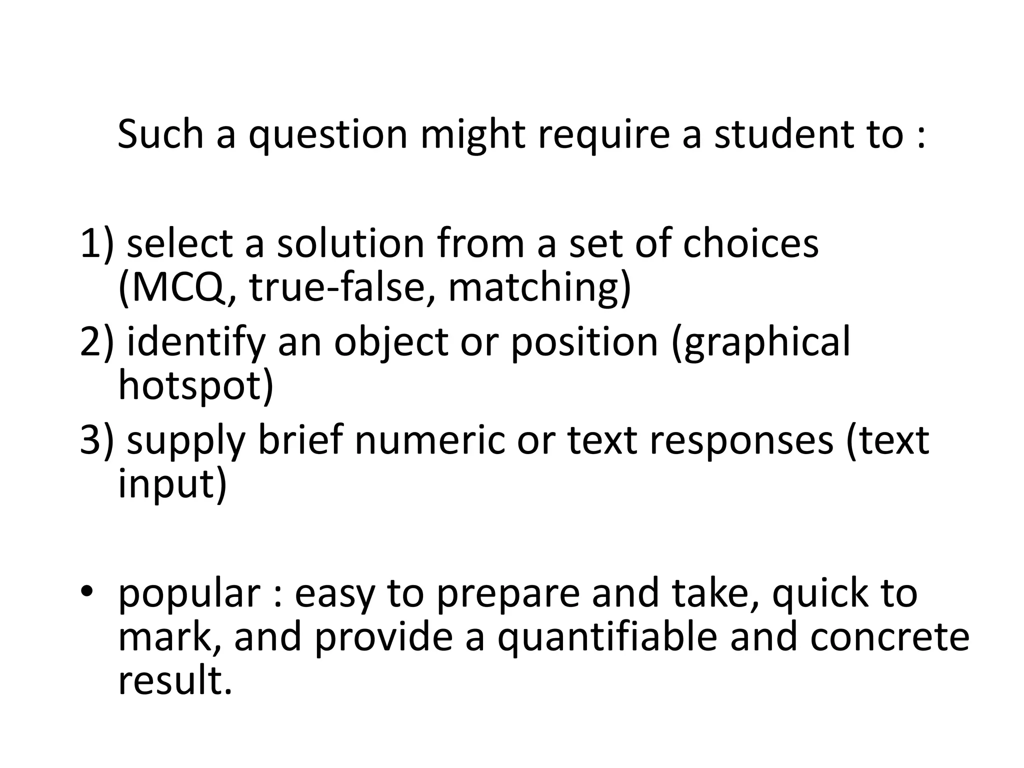 Objective test | PPTX