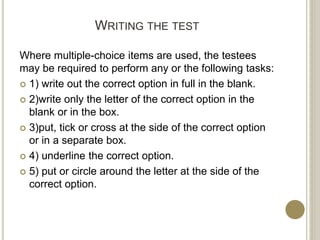 Objective test | PPTX