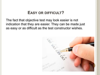 Objective test | PPTX