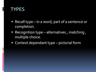 Objective test | PPTX