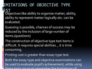 Objective test | PPTX