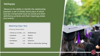 Objective test,,,Assessment of education | PPT