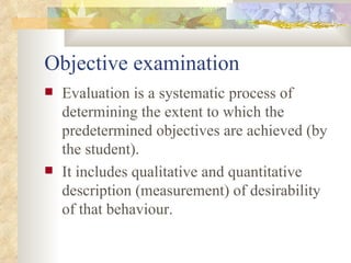Objective Test Guide | PPT
