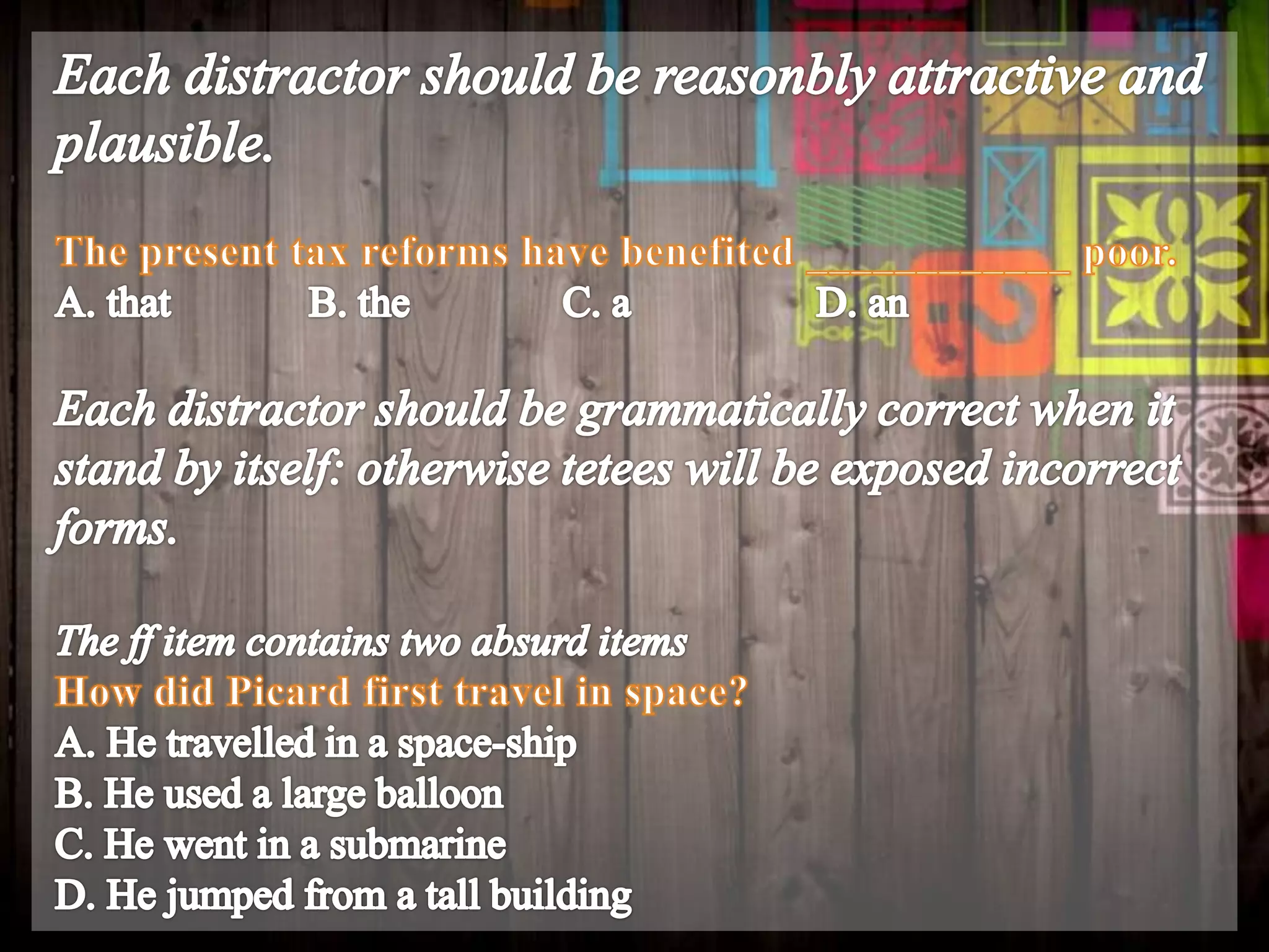 Objective Testing Ppt 4931