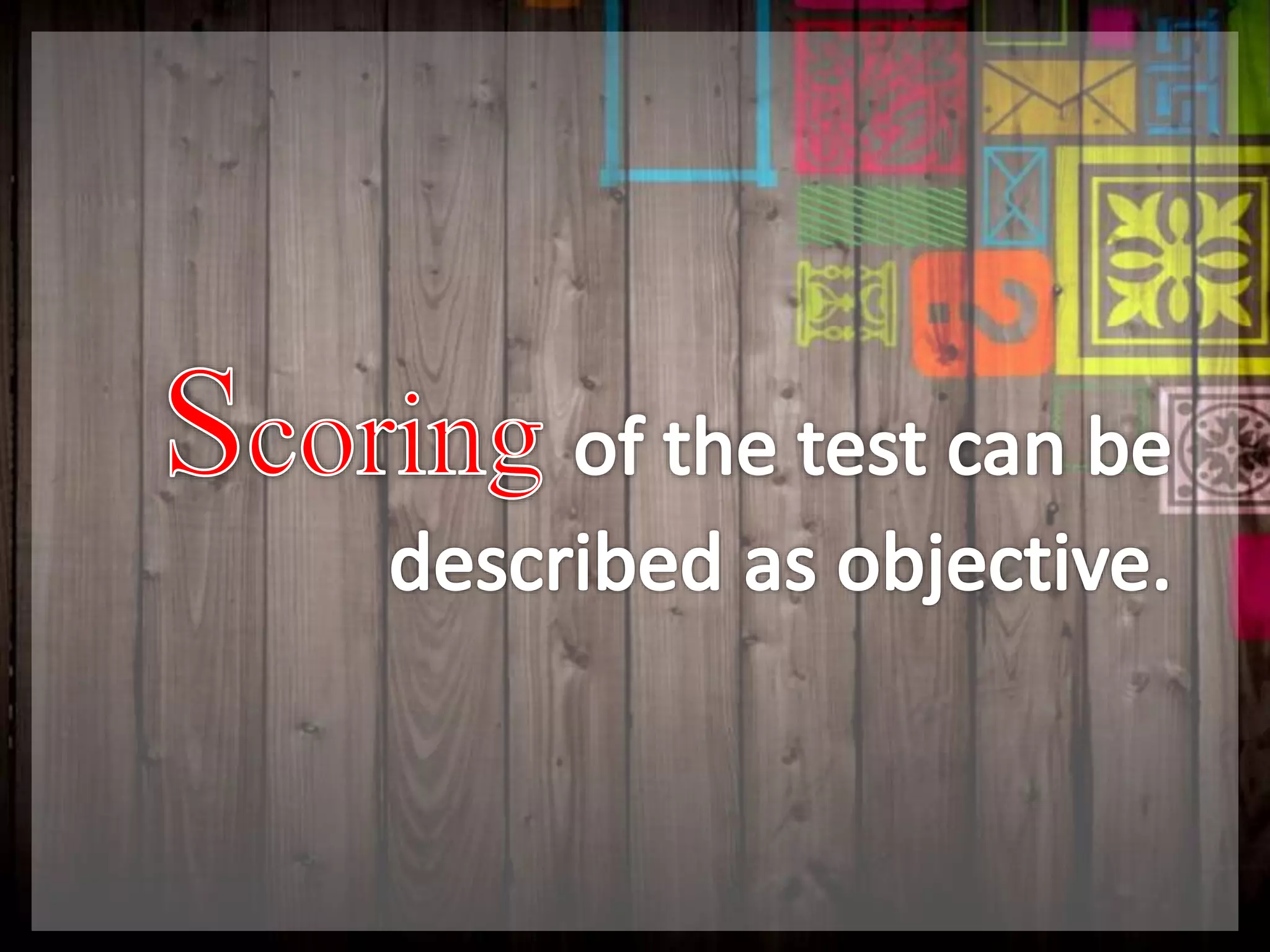 Objective testing | PPT