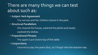 Making Objective Tests | PPT