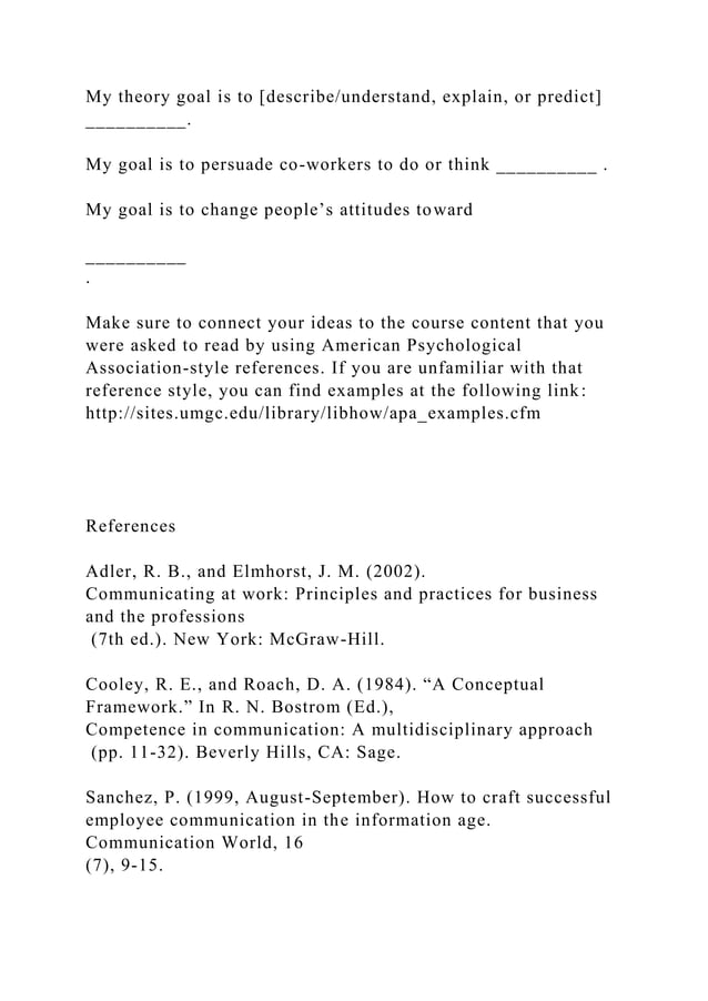 Objective This activity is designed to help you brainstorm a .docx ...