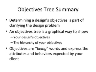 Objective tree method | PPT