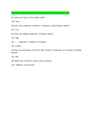 Objective type question | DOCX