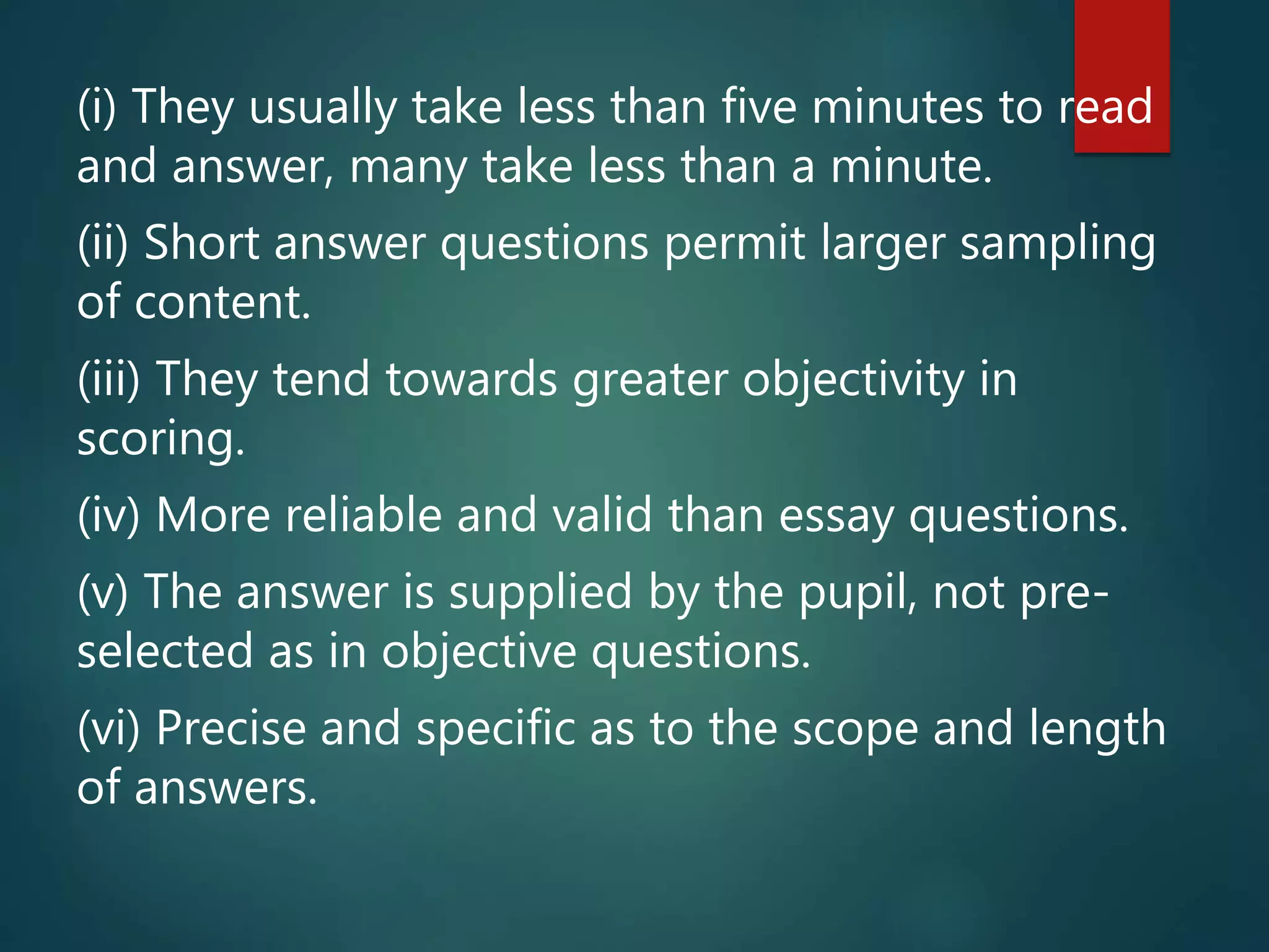 Objective type test | PPTX