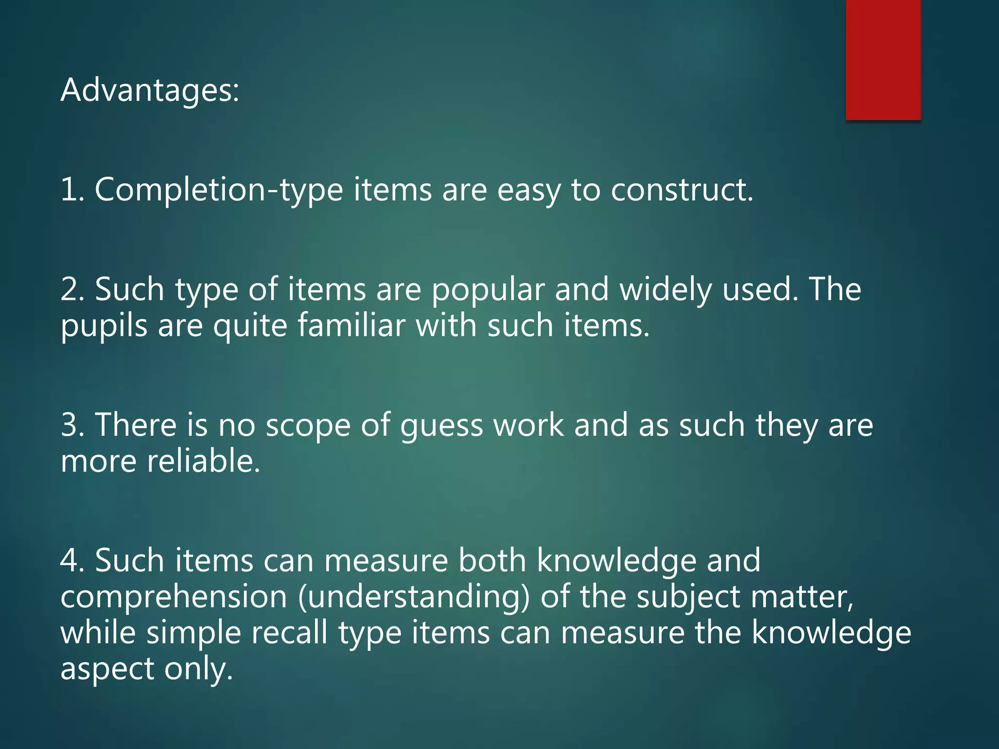 Objective type test | PPTX