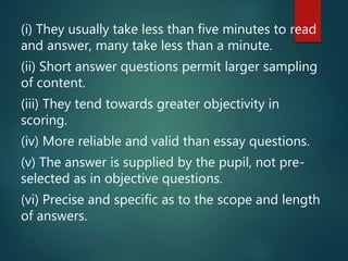 Objective type test | PPTX