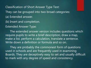 Objective type test | PPTX