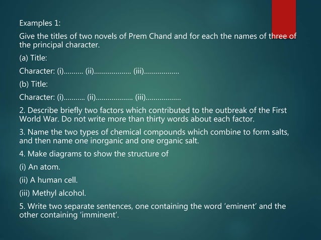 Objective type test | PPTX