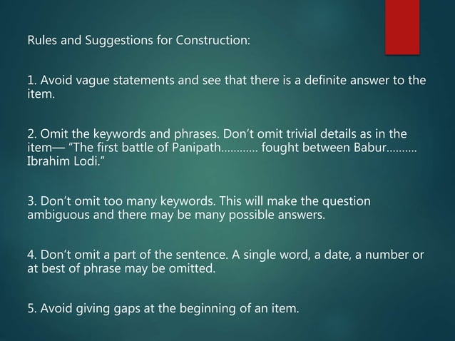 Objective type test | PPTX