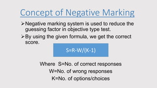 Objective type tests items - Merits and Demerits || merits and Demerits ...