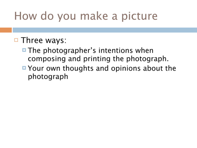 Objective vs Subjective Analysis of Photographs | KEY