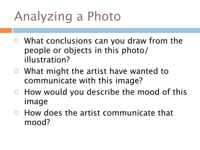 Objective vs Subjective Analysis of Photographs | KEY