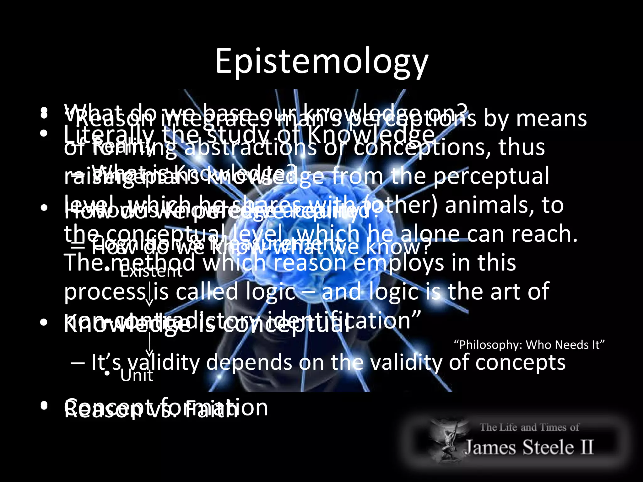 Objectivism philosophy for life on earth | PPT