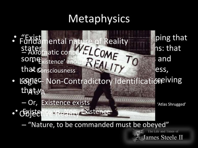 Objectivism philosophy for life on earth | PPT