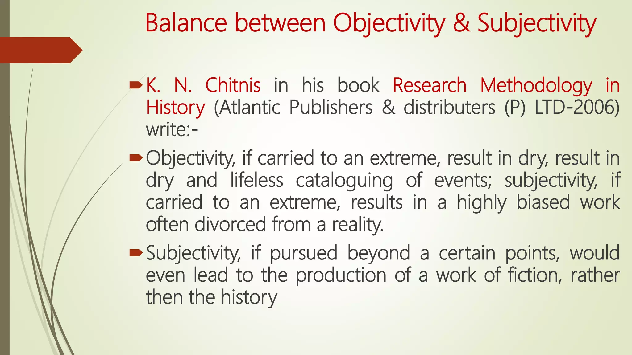 Objectivity and subjectivity in social science research | PPTX