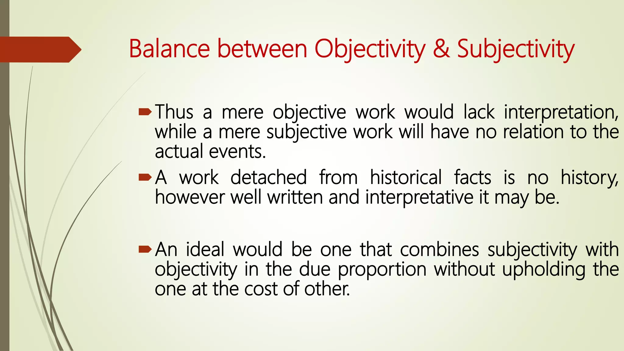 Objectivity and subjectivity in social science research | PPTX