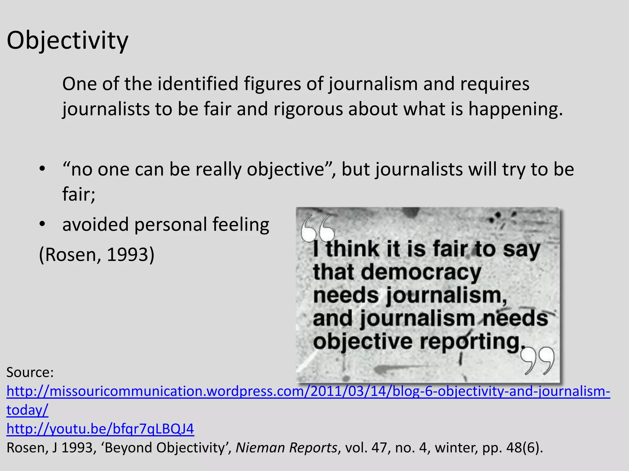 Objectivity of citizen journalismR | PPT