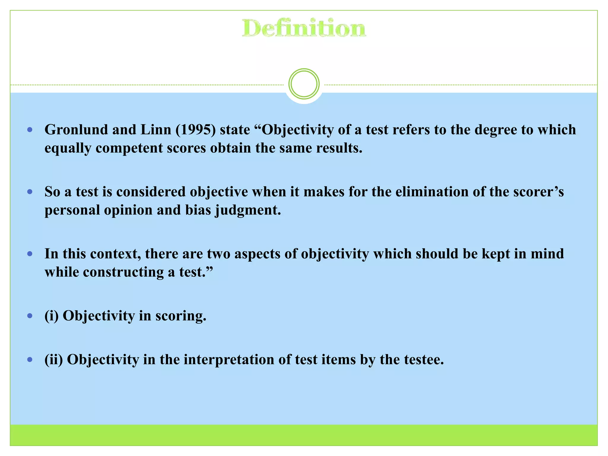 OBJECTIVITY OF TESTS ppt.pptx