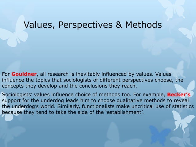 Objectivity & Values in Sociology | PPTX | Science