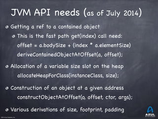 JVM Language Summit: Object layout workshop | PPT